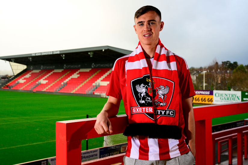 Exeter City secure loan of Fulham midfielder Luke Harris - The Home of ... Exeter City secure loan of Fulham midfielder Luke Harris - The Home of ...