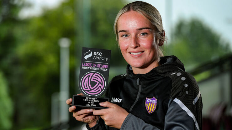 Ceola Bergin named SSE Airtricity Women's Premier Division Player of ...